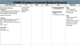 pomr acute lung oedema with chronic renal disease | PPTX