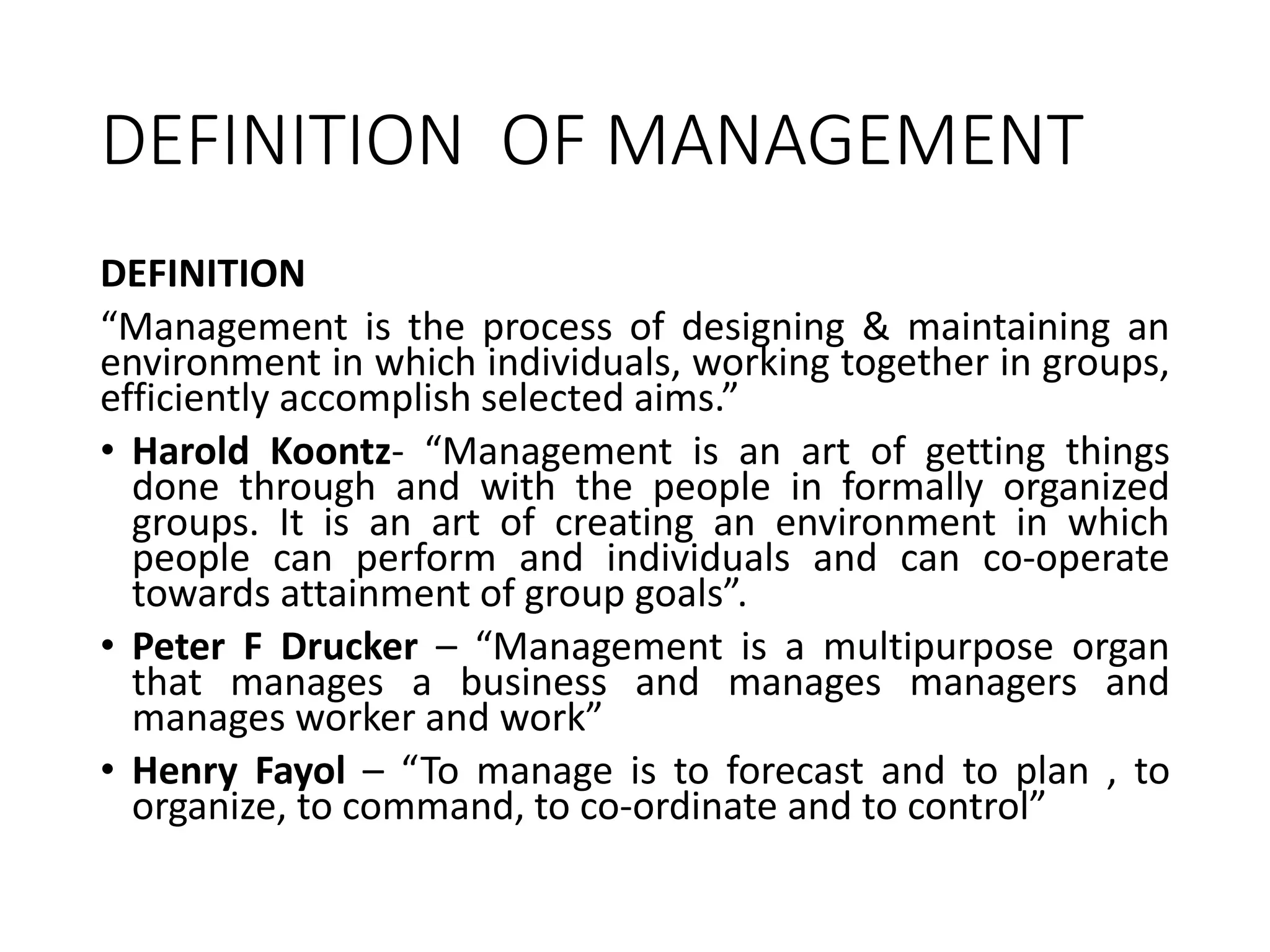 Principles Of Management (KTU) | PPTX