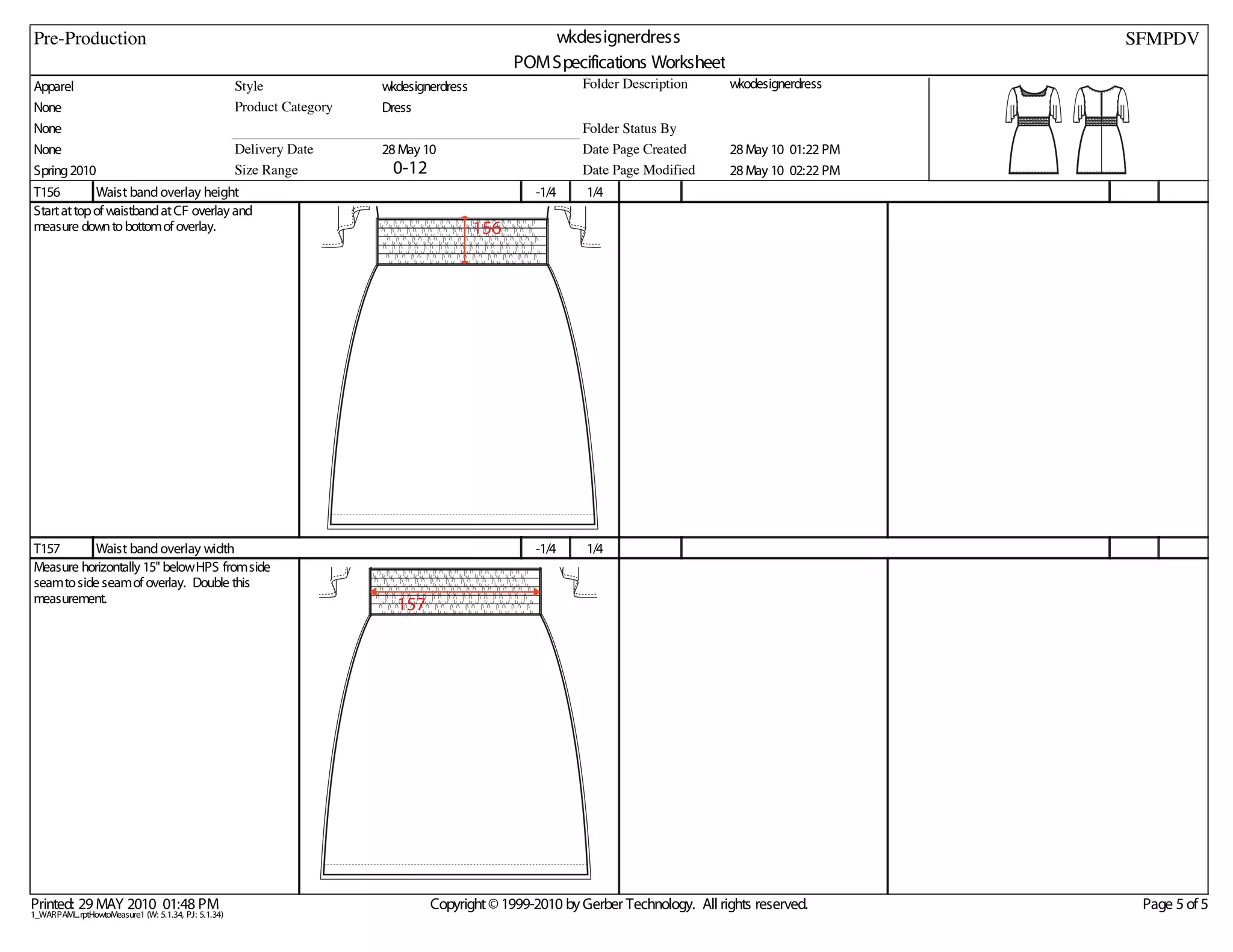 Sample tech pack | PDF