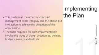 Steps of Planing | PPTX