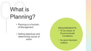 Steps of Planing | PPTX