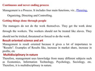 Principles Of Management Unit 1 | PPTX