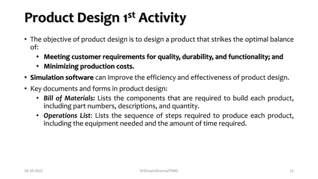 Pom unit 1 | PPTX | Manufacturing Industry | Industries