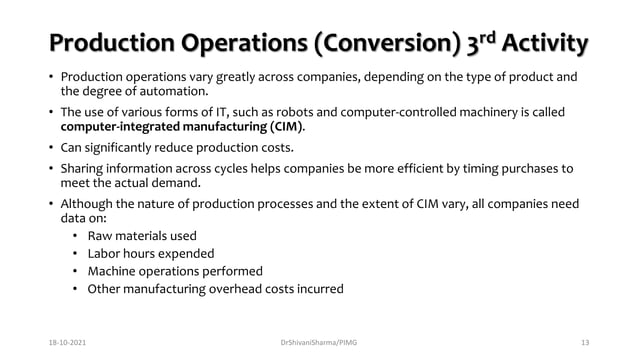 Pom unit 1 | PPTX | Manufacturing Industry | Industries