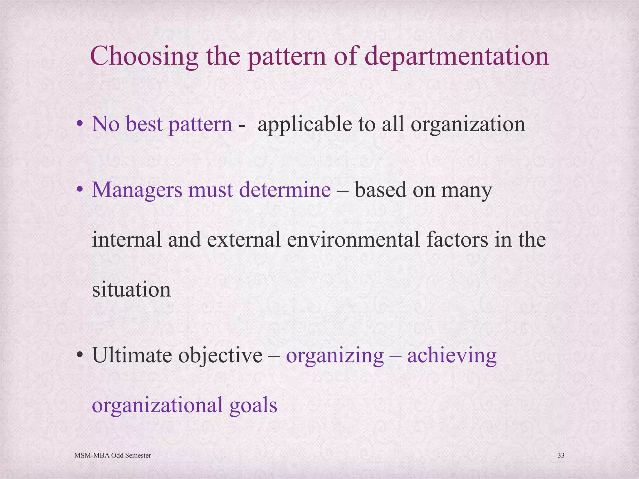 Principles of Management unit 3 organizing | PPTX