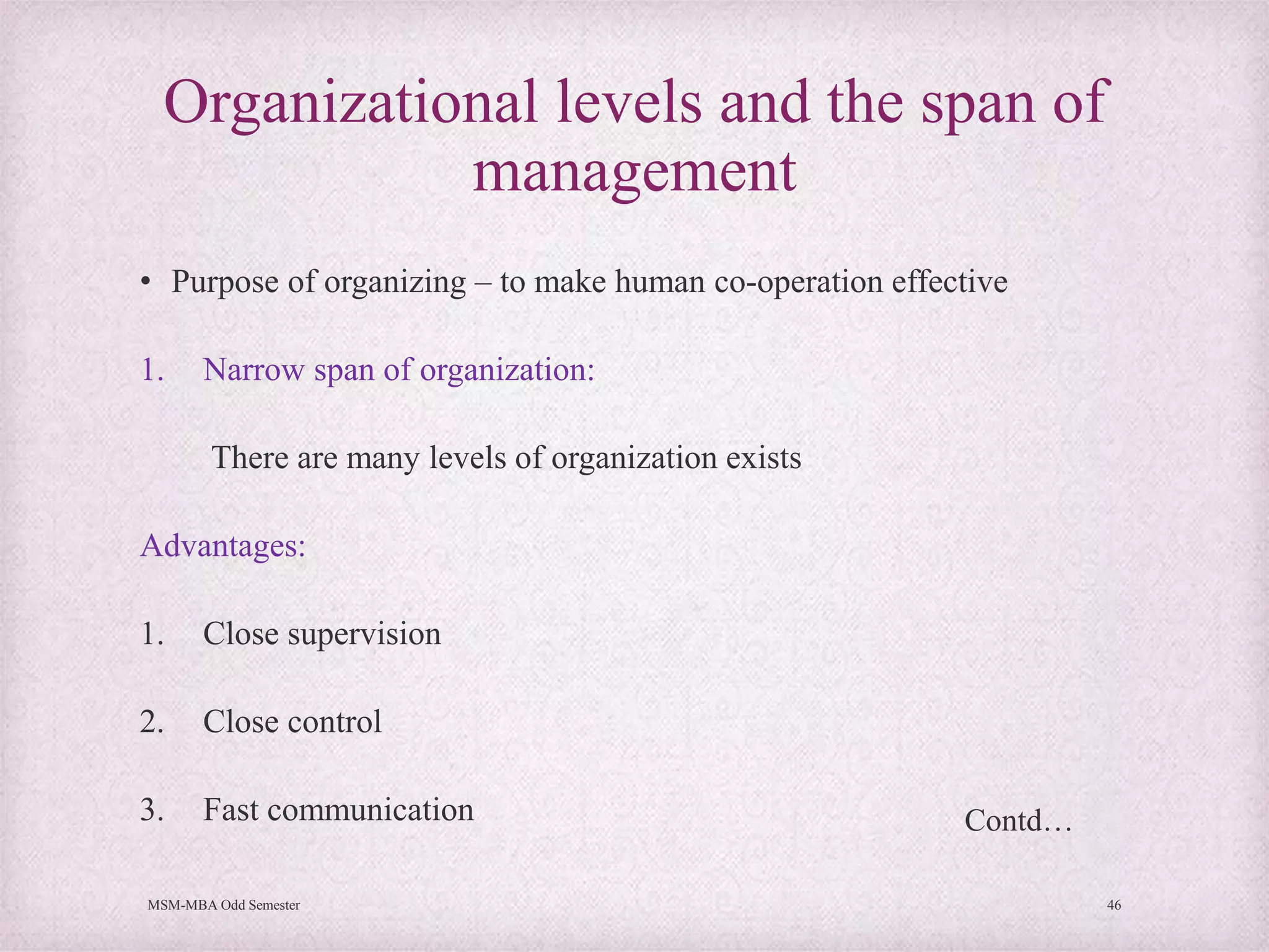 Principles of Management unit 3 organizing | PPTX
