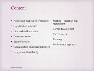Principles of Management unit 3 organizing | PPTX