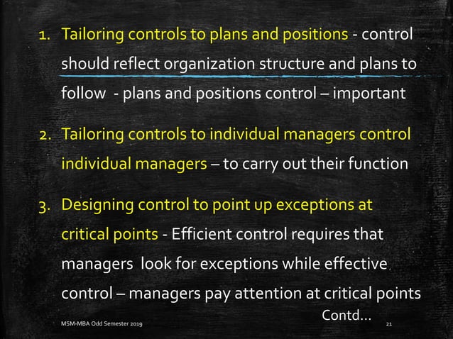 Principles of Management Unit 5: Controlling | PPTX | Business Accounting & Finance | Business