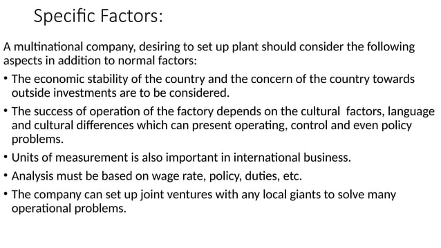 Plant Location, Plant Layout, Factors Affecting Plant Location | PPT