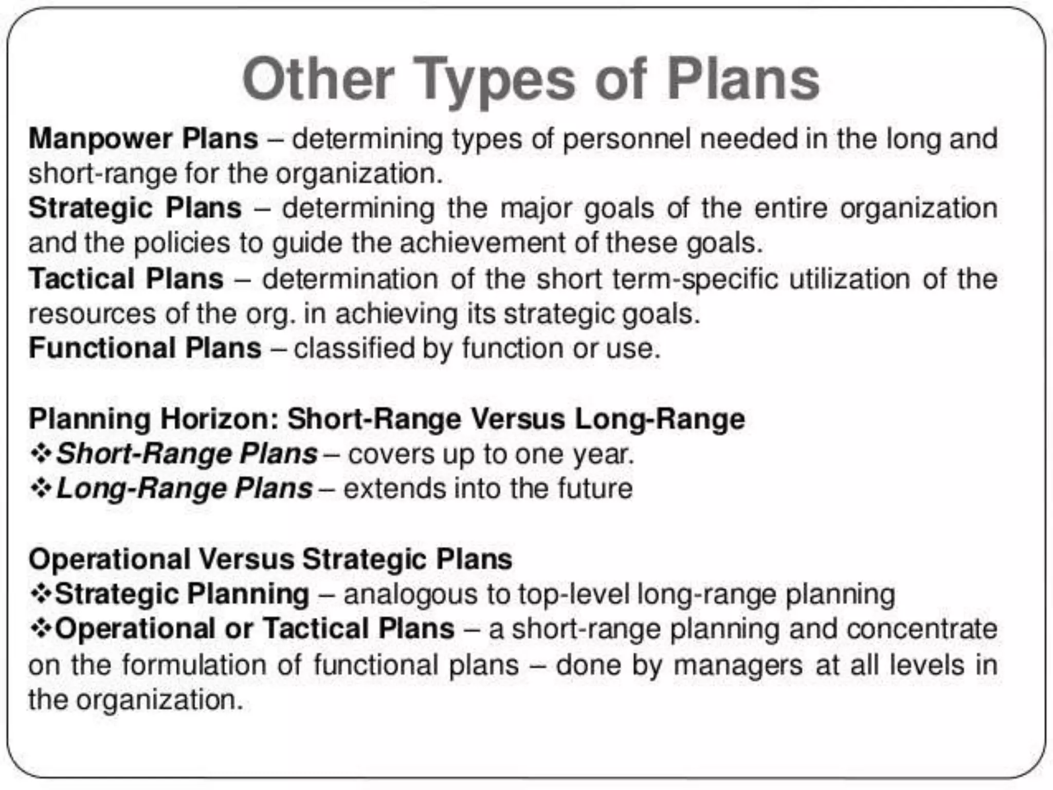 POM_UNIT_II_PLANNING.pptx | Free Download
