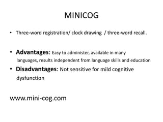 Perioeprative neurocognitive dysfunction | PPTX