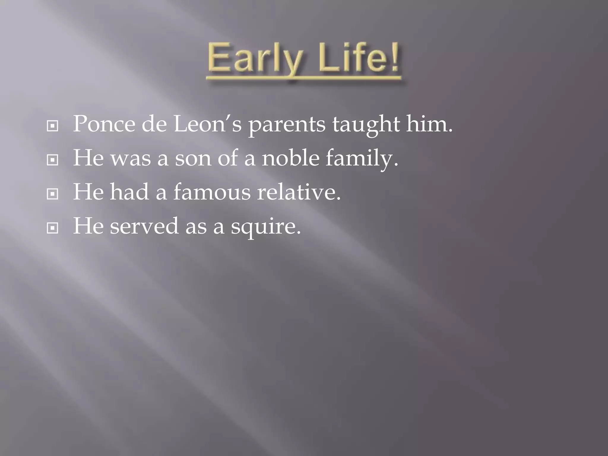 Ponce de leon | PPT