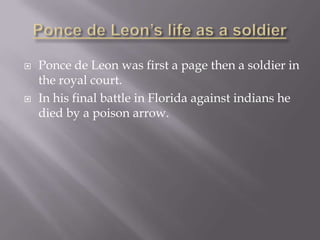 Ponce de leon | PPTX