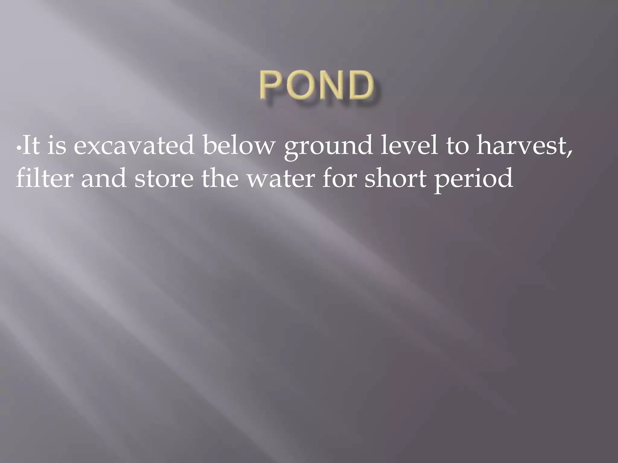 FARM POND DESIGN AND ITS COST ESTIMATION | PPTX