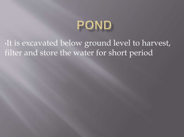 FARM POND DESIGN AND ITS COST ESTIMATION | PPTX