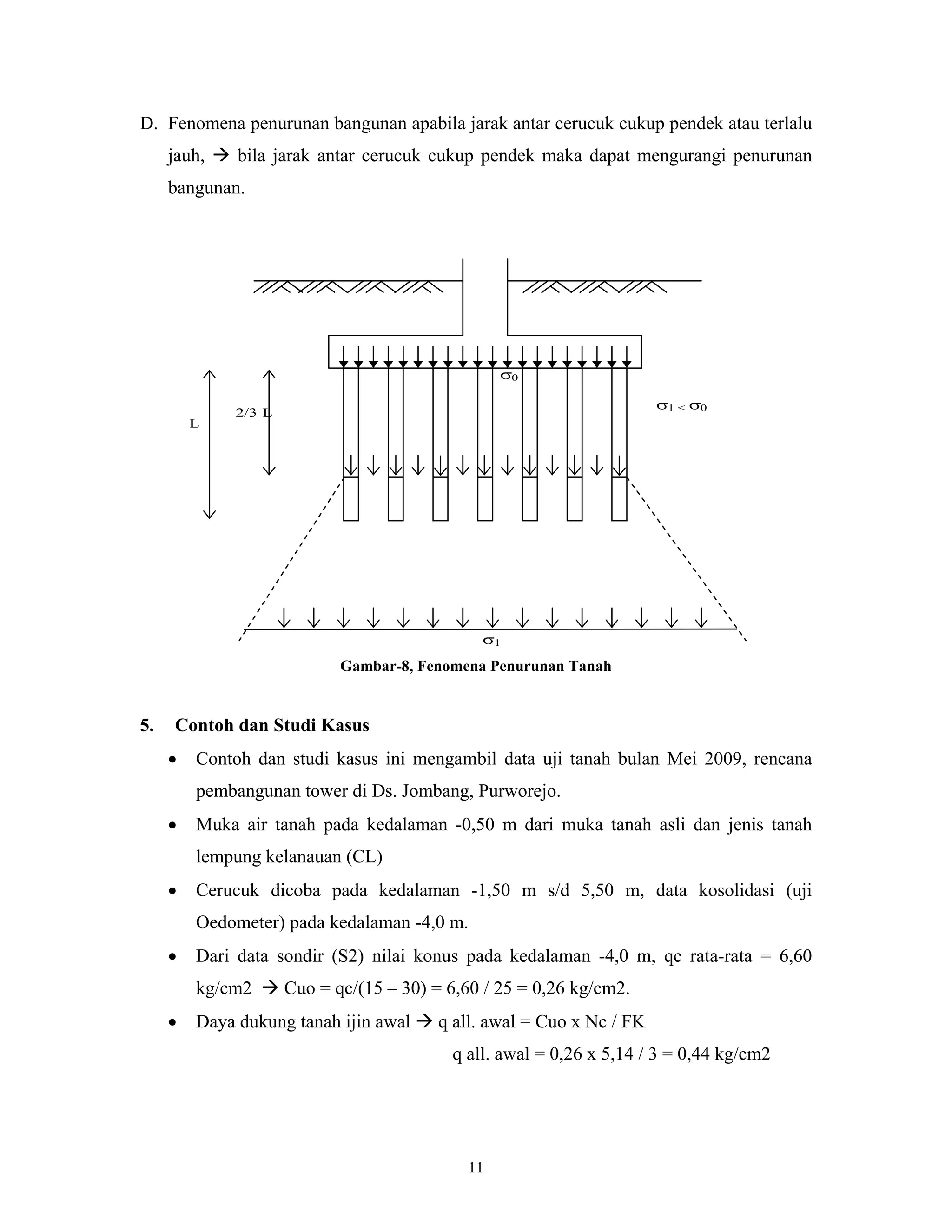 Pondasi cerucuk | PDF