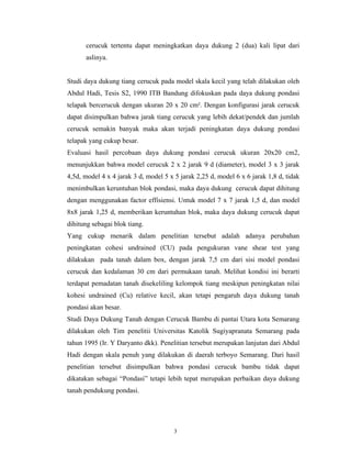 Pondasi cerucuk | PDF