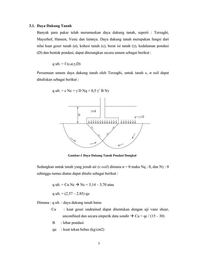 Pondasi cerucuk | PDF