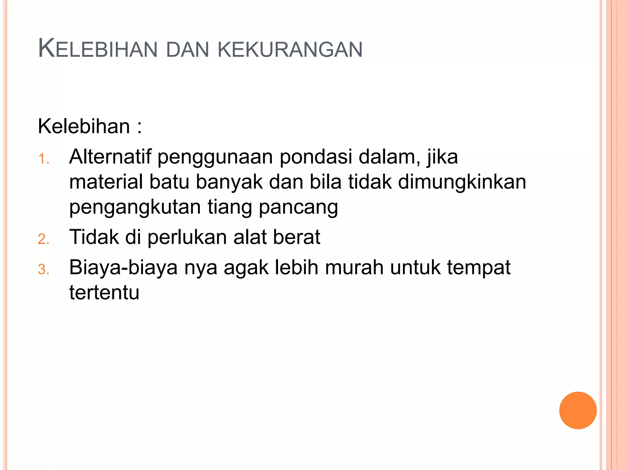 Pondasi sumuran persegi | PPT