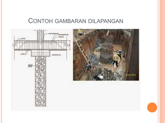 Pondasi sumuran persegi | PPT
