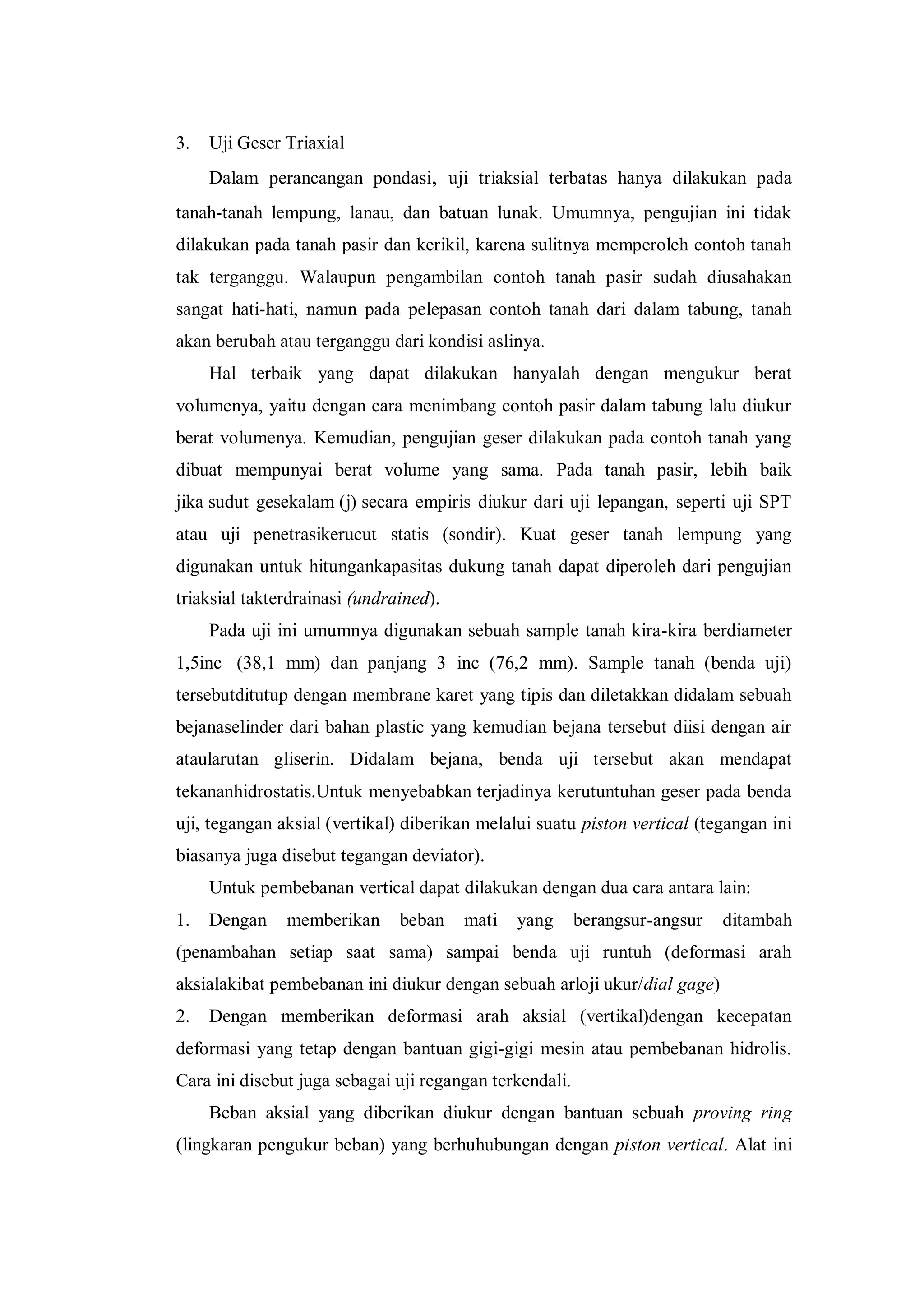 Pondasi tiang pancang univ.gunadarma (ayu, aci, yoan) | PDF