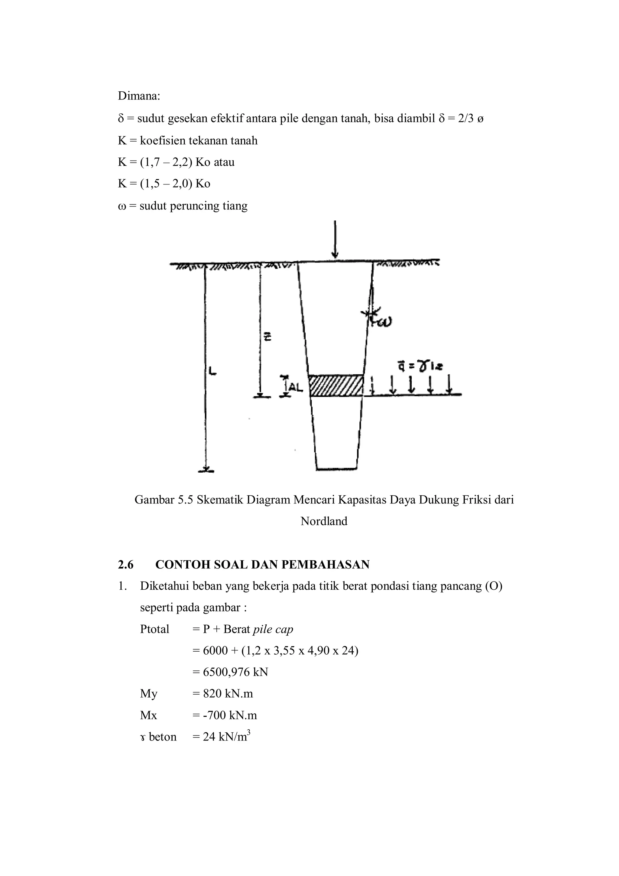Pondasi tiang pancang univ.gunadarma (ayu, aci, yoan) | PDF