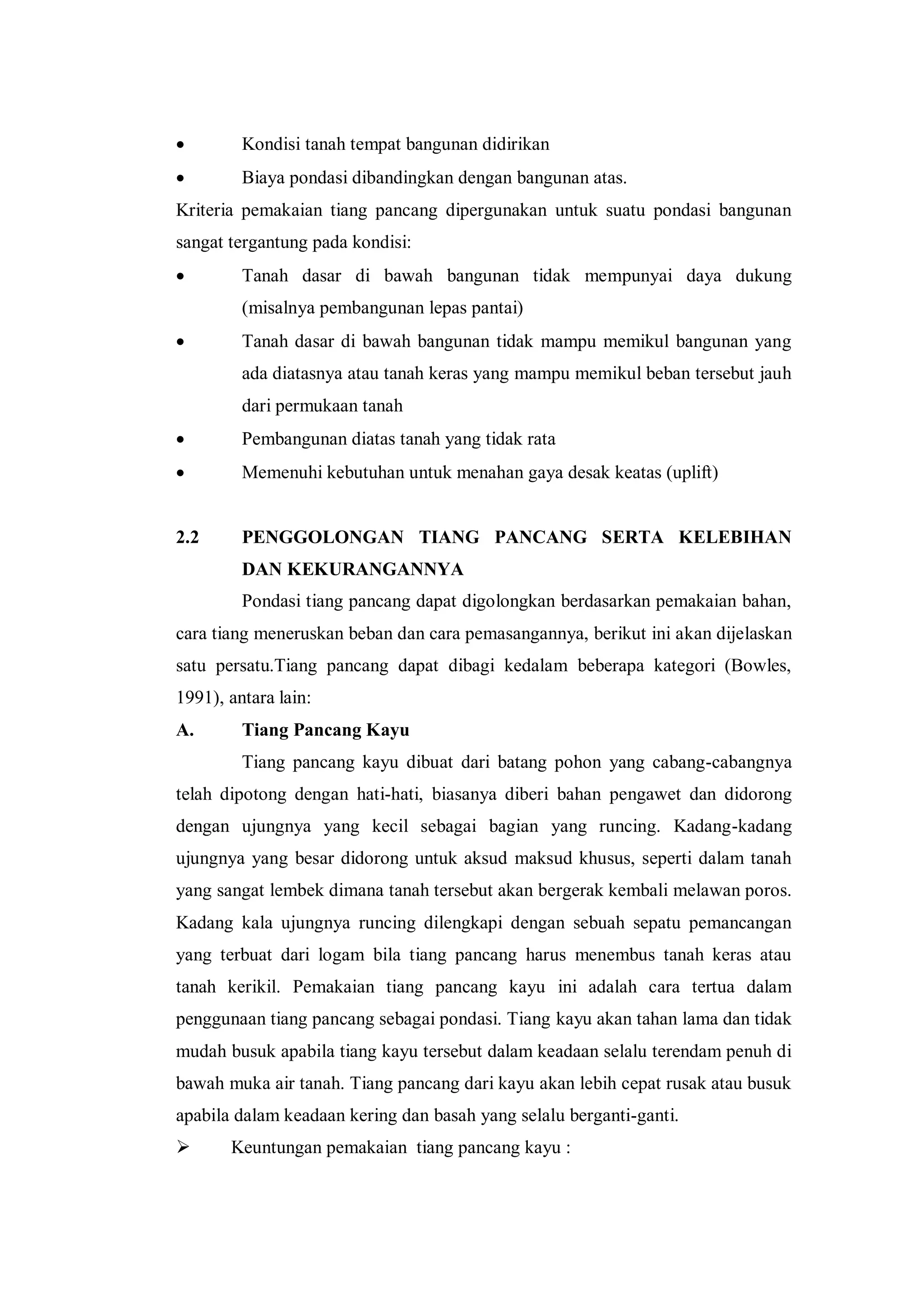 Pondasi tiang pancang univ.gunadarma (ayu, aci, yoan) | PDF