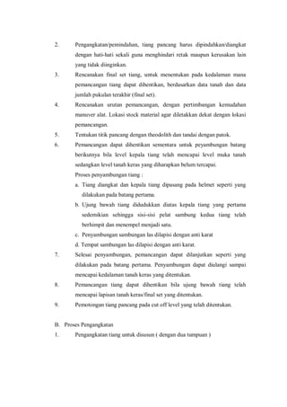 Pondasi tiang pancang univ.gunadarma (ayu, aci, yoan) | PDF