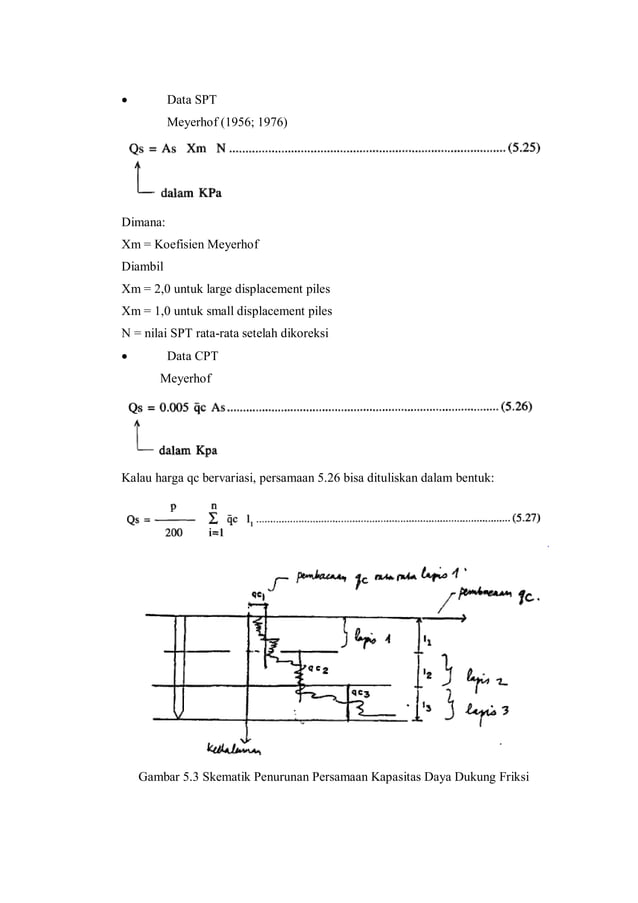 Pondasi tiang pancang univ.gunadarma (ayu, aci, yoan) | PDF