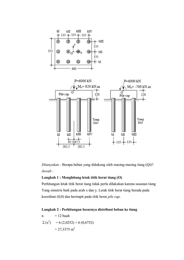 Pondasi tiang pancang univ.gunadarma (ayu, aci, yoan) | PDF