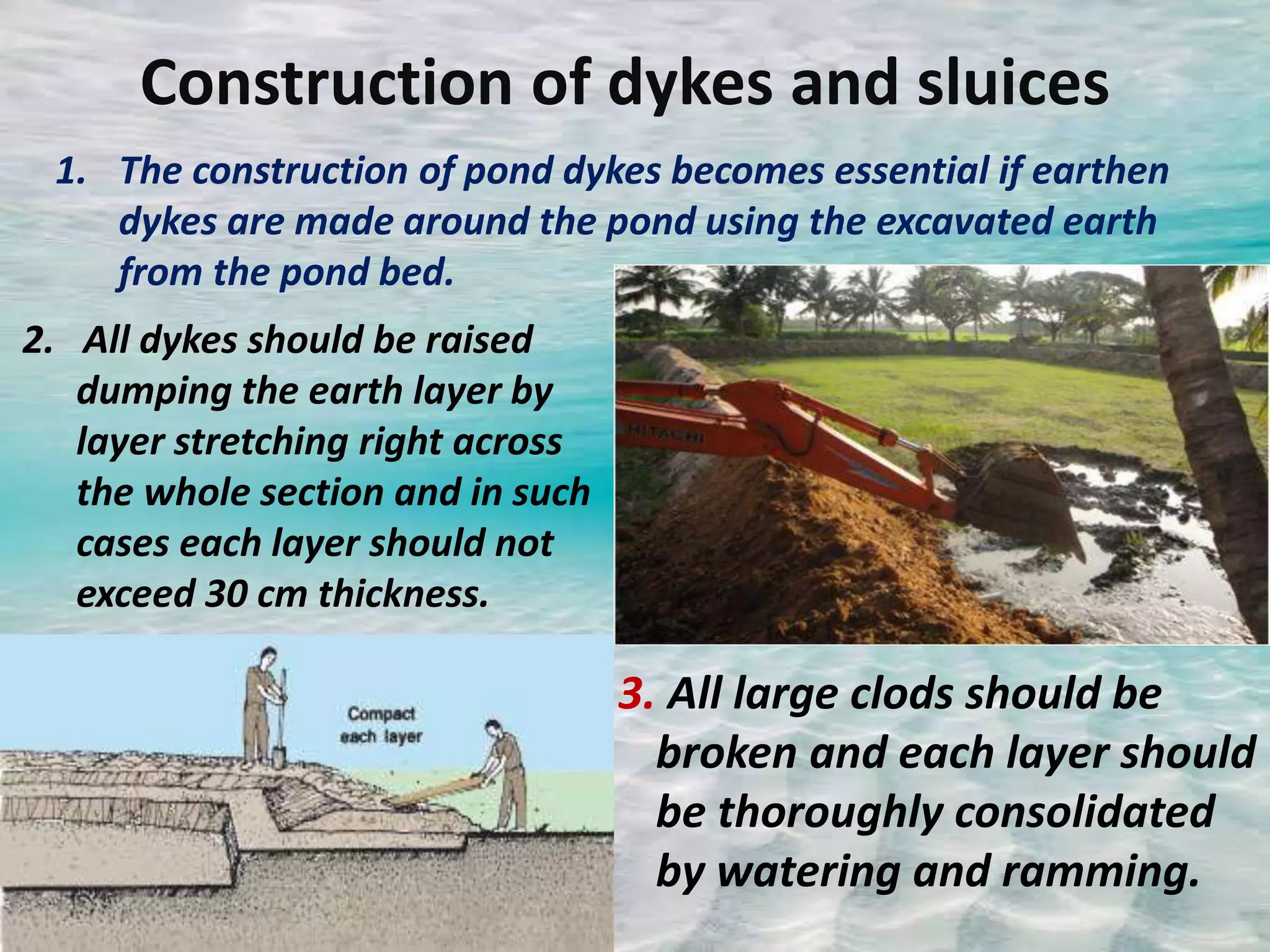 CONSTRUCTION OF FISH POND | PPTX