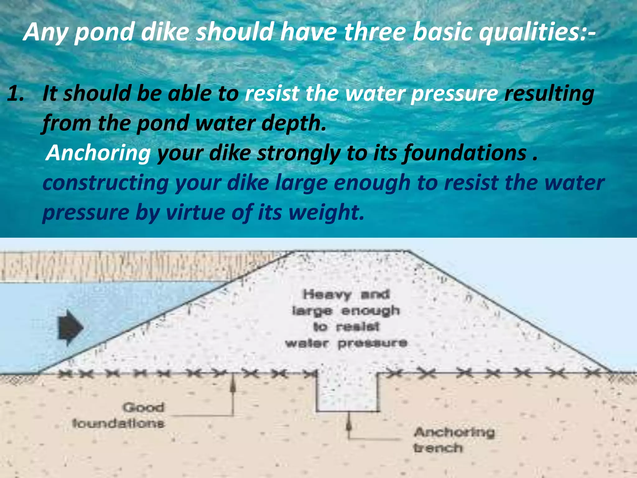 CONSTRUCTION OF FISH POND | PPTX