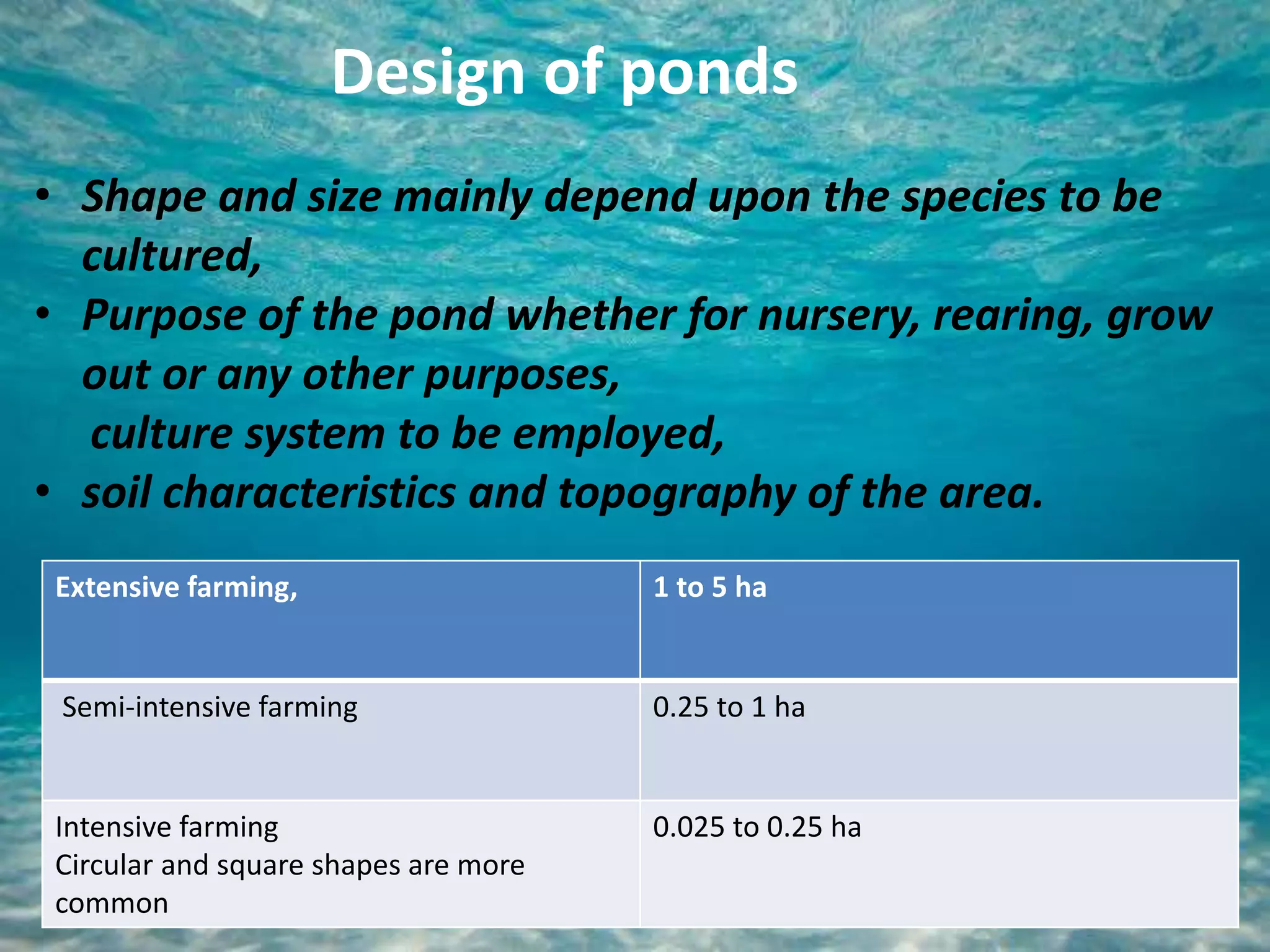CONSTRUCTION OF FISH POND | PPTX
