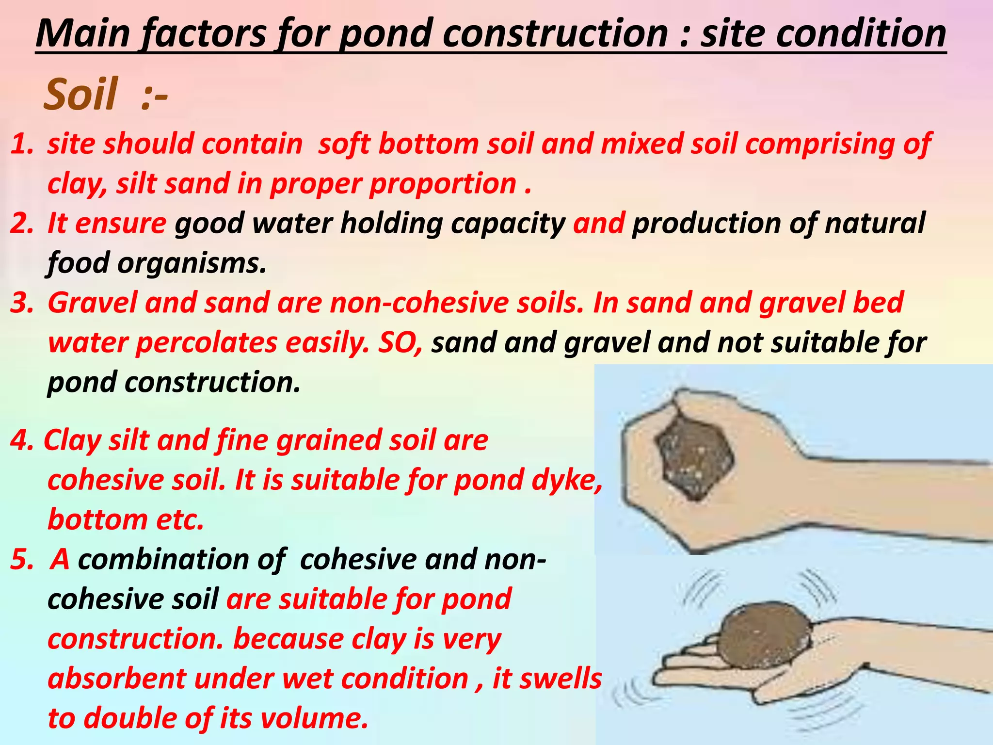 CONSTRUCTION OF FISH POND | PPTX