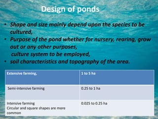 CONSTRUCTION OF FISH POND | PPTX