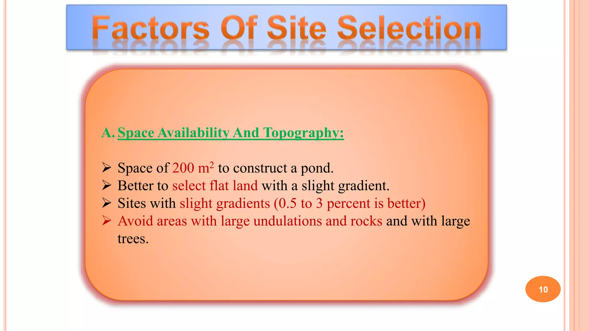 CONSTRUCTION OF FISH POND | PPTX