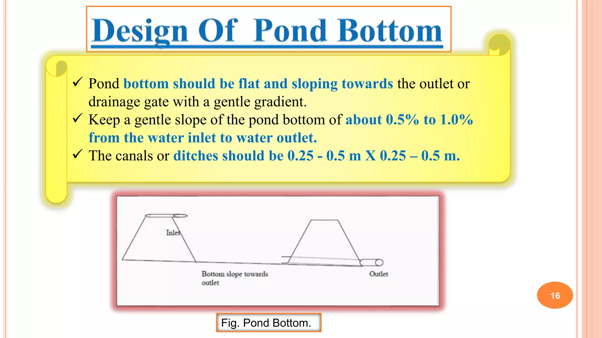 CONSTRUCTION OF FISH POND | PPTX