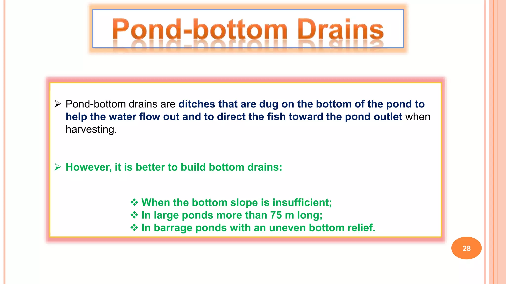 CONSTRUCTION OF FISH POND | PPTX