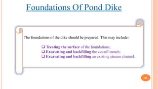 CONSTRUCTION OF FISH POND | PPTX