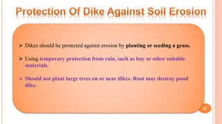 CONSTRUCTION OF FISH POND | PPTX