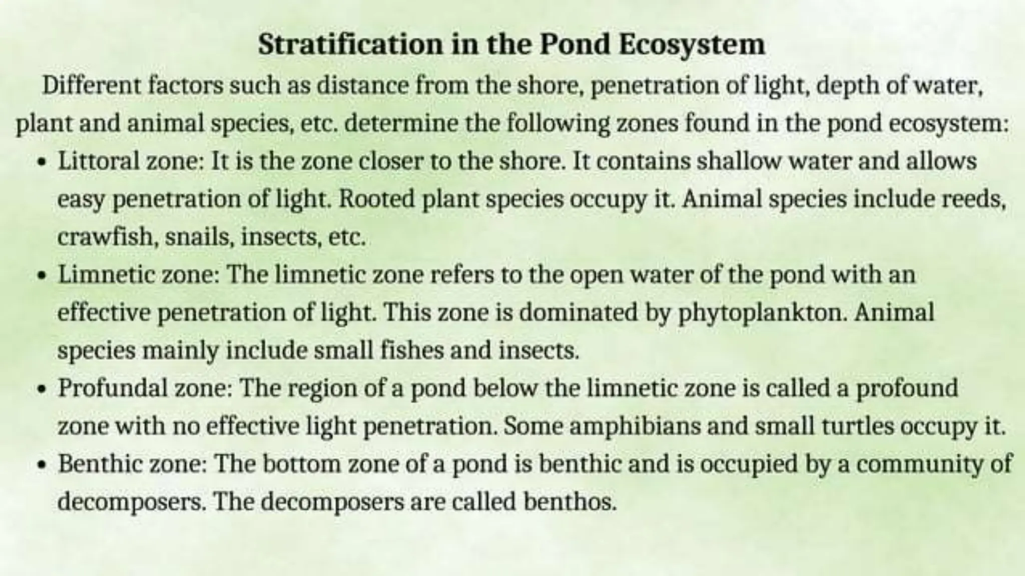 Pond Ecosystem 1349878487848484888484.pptx | Geography | Science