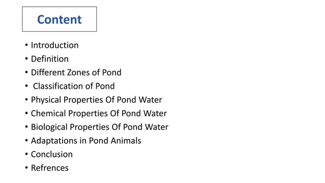 Pond Ecosystem By Ashishverma1 Pptx