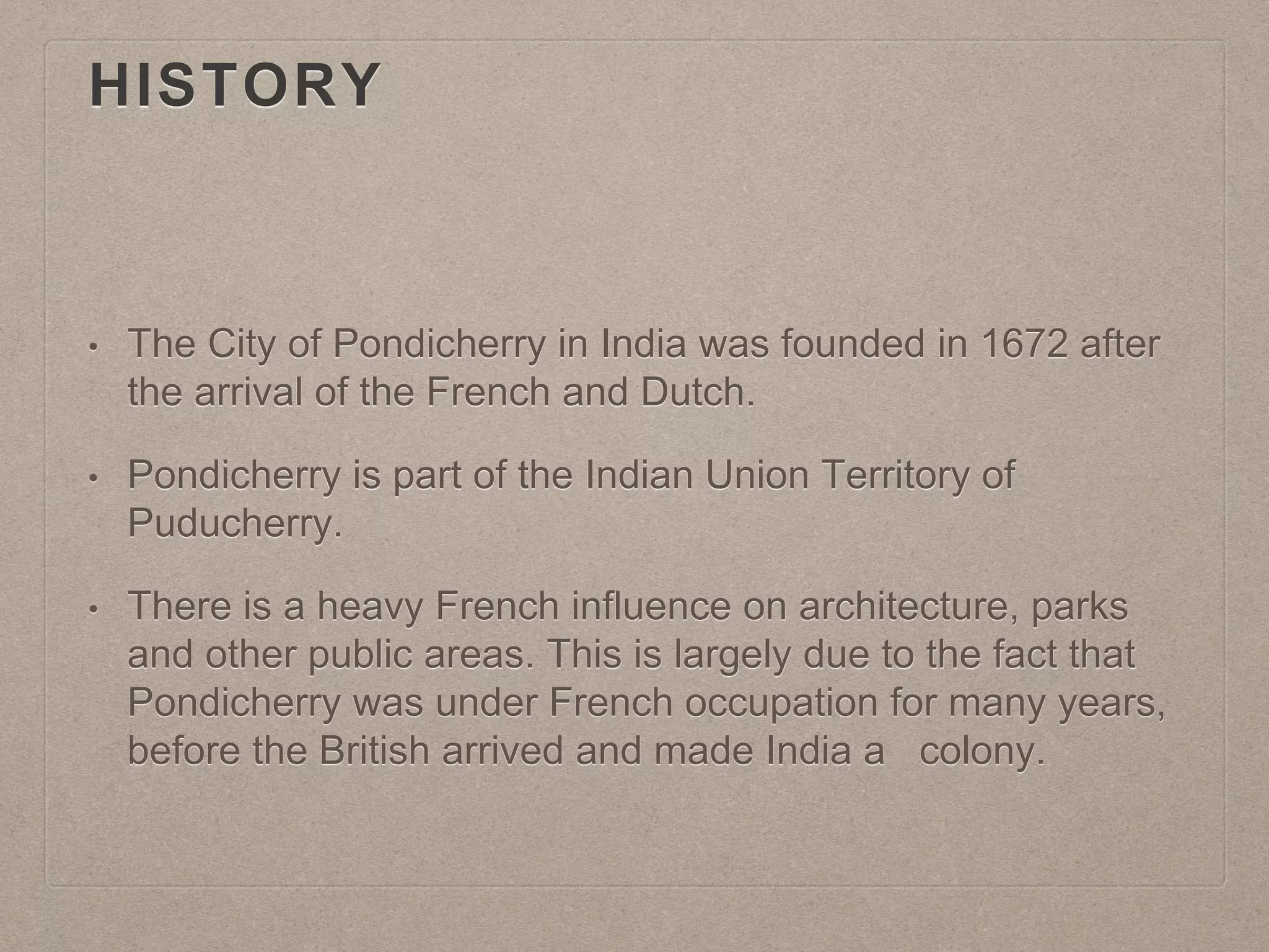 Pondicherry,india | PPTX