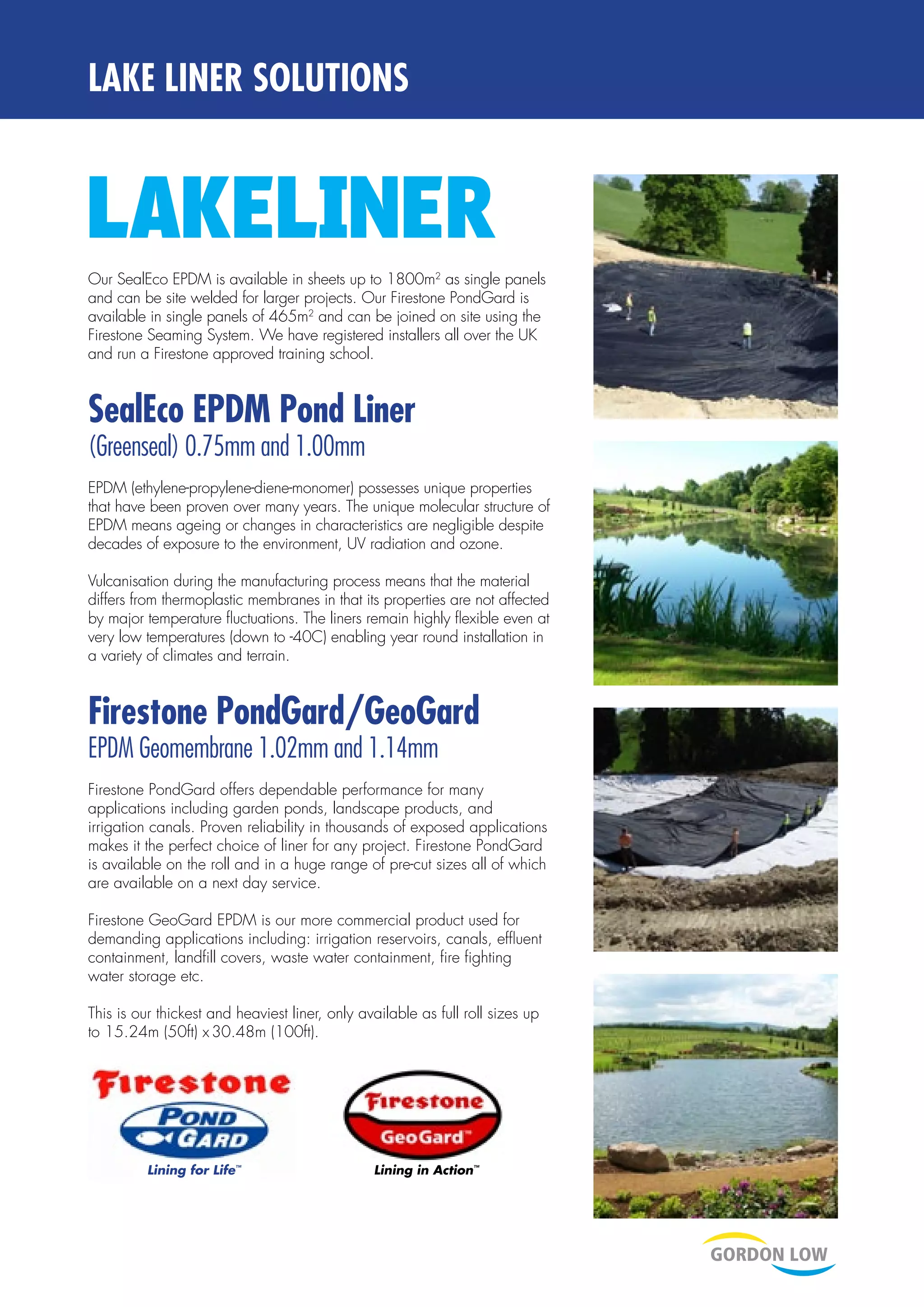 Pond Liners & Water Containment | PDF