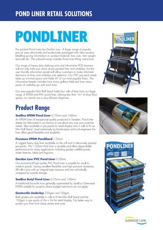 Pond Liners & Water Containment | PDF
