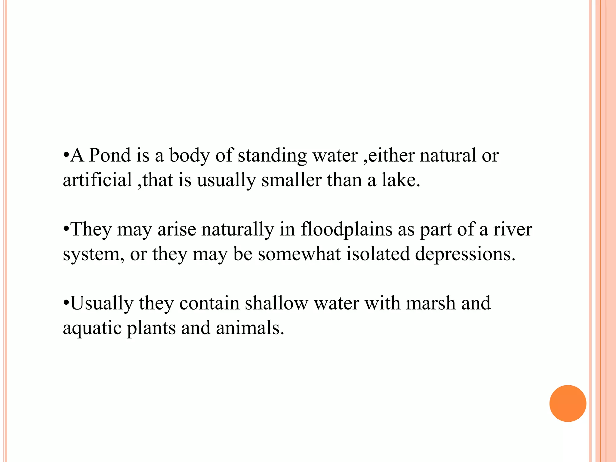 Ponds | PPTX