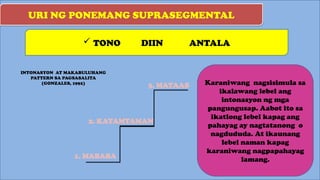 PONEMANG-SUPRASEGMENTAL.pptxñnnnnnnnnnnnnn | PPTX