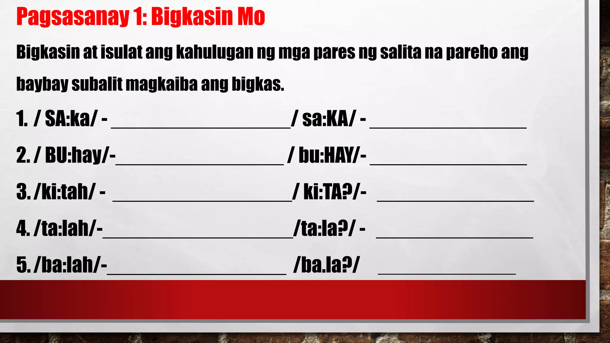 Ponemang Suprasegmental, Gr.9-Powerpoint Presentation | PPTX