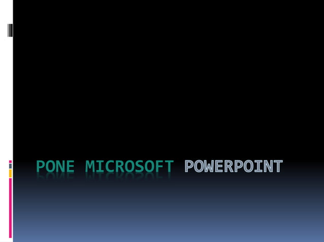 How to create an PowerPoint presentation | PPTX