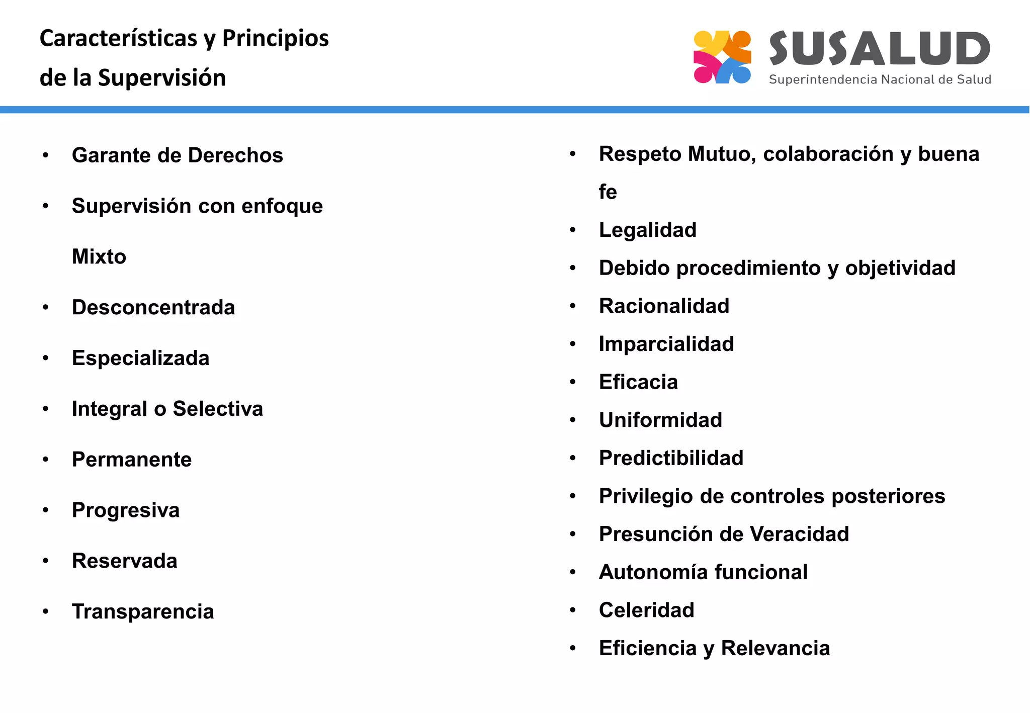 Modelo de Supervisión de prestadores de salud en base a cumplimiento ...